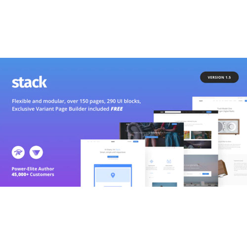 Stack Multi Purpose Wordpress Theme With Variant Page Builder And Visual Composer At 349 Only