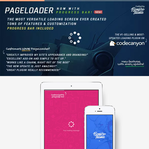 PageLoader: Loading Screen and Progress Bar for WordPress at $3.49 only ...