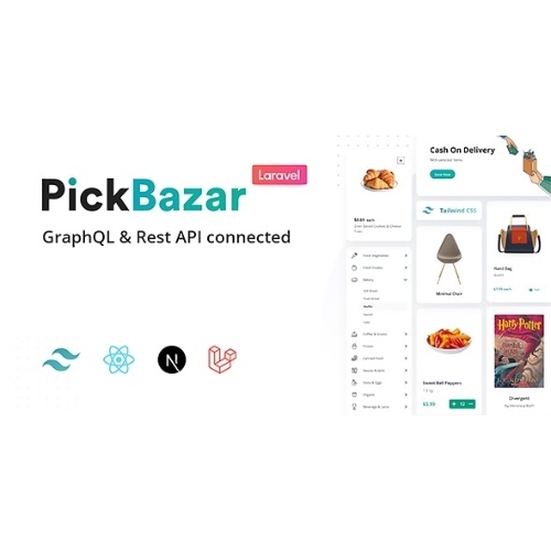 Pickbazar Laravel Multivendor Ecommerce With React Next Js Graphql And Rest Api At 349 Only