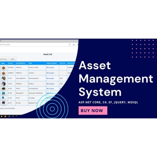 Asset Management System With Barcode Aspnet Core Ef Core Net Core 60 At 349 Only Wpshop