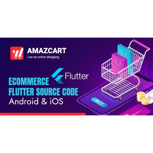 Amazy Flutter Amaz Cart Ecommerce Flutter Source Code For Android And Ios At 349 Only Wpshop