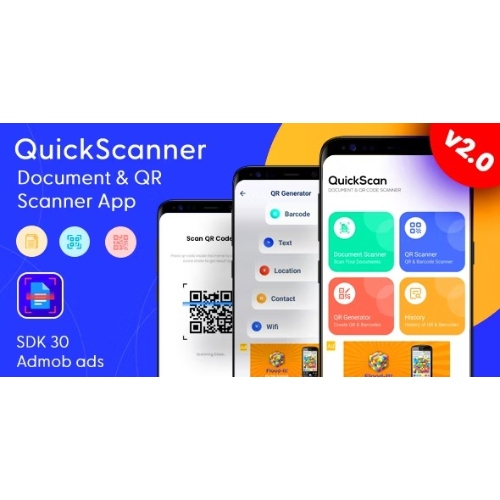 QuickScan - Document Scanner & QR Code Scanner - QR Scanner with Admob ...