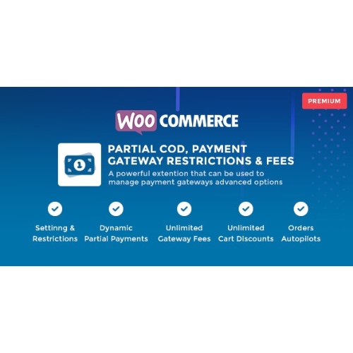 WooCommerce Partial COD - Payment Gateway Restrictions & Fees at $3.49 ...