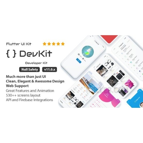 DevKit - Flutter UI Kit at $3.49 only - WPSHOP DevKit - Flutter UI Kit at $3.49 only - WPSHOP