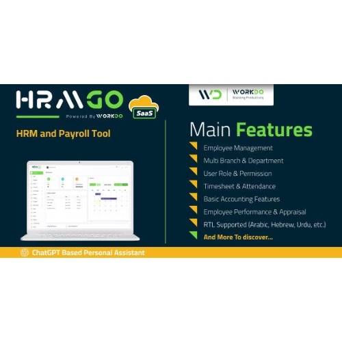 HRMGo SaaS - HRM and Payroll Tool at $3.49 only - WPSHOP