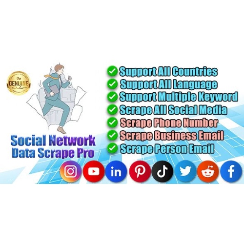 Social Network Data Bulk Scrape & Extractor Pro at $3.49 only - WPSHOP Social Network Data Bulk Scrape & Extractor Pro at $3.49 only - WPSHOP