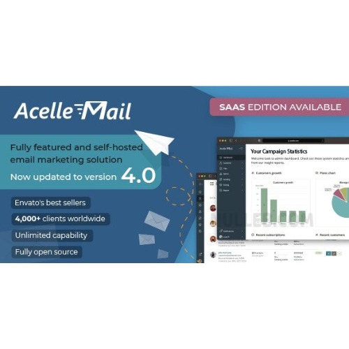 Acelle - Email Marketing Web Application at $3.49 only - WPSHOP