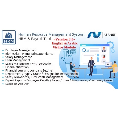 HRMS - Human Resource Management System, Manage Employee Payroll Salary ...