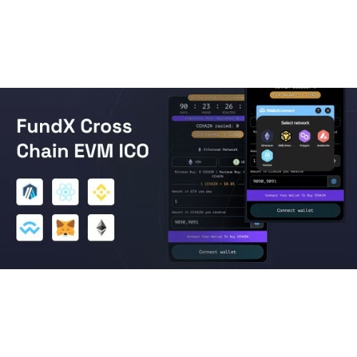 FundX | Cross Chain EVM Web 3 ICO (Presale) dApp + Smart Contracts at ... FundX | Cross Chain EVM Web 3 ICO (Presale) dApp + Smart Contracts at ...