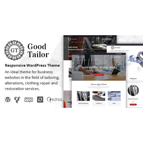 Good Tailor Fashion And Tailoring Services Wordpress Theme At 3 49