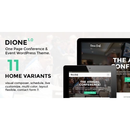 Dione – Conference & Event WordPress Theme at $3.49 only - WPSHOP Dione – Conference & Event WordPress Theme at $3.49 only - WPSHOP